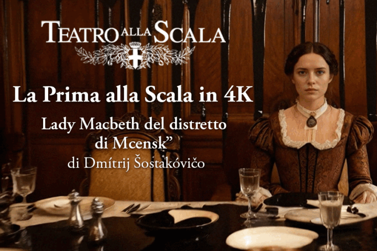 La Prima alla Scala 2024 su Rai 4K: Lady Macbeth su tivùsat